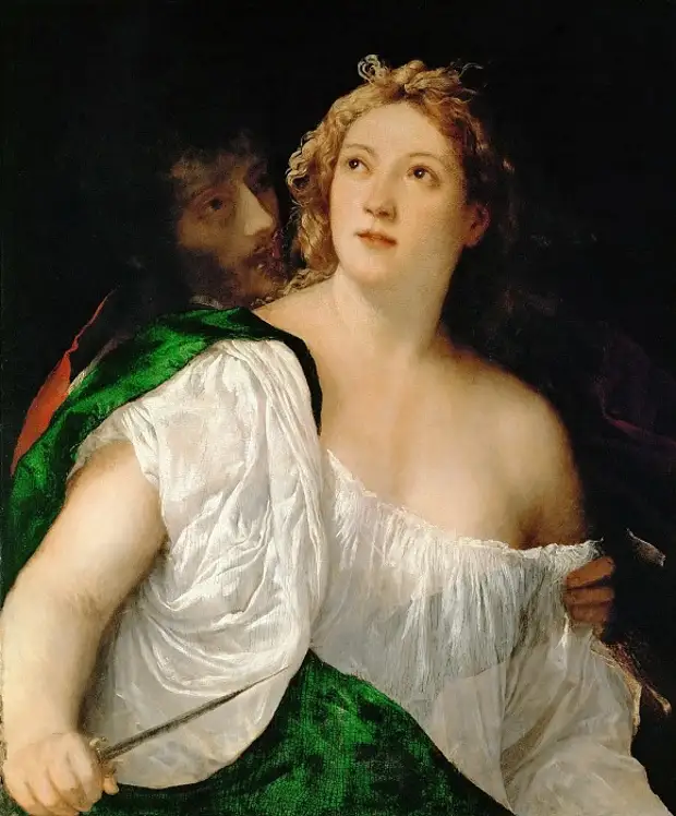 Músaem Kunsthistorisches - Titian - Lucretia agus Tarquinius Colantine