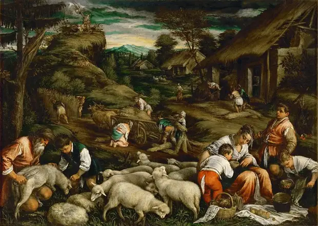 Museum für Kunstgeschichte - Francesco Bassano - Leto (Opfer des Isaak)