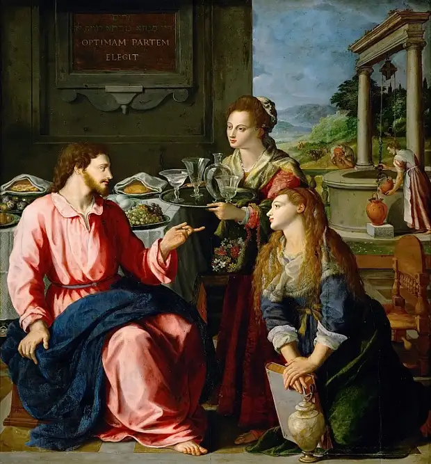 Sanat Tarihi Müzesi - Alessandro Allori - Meryem ve Martha'nın Evindeki İsa