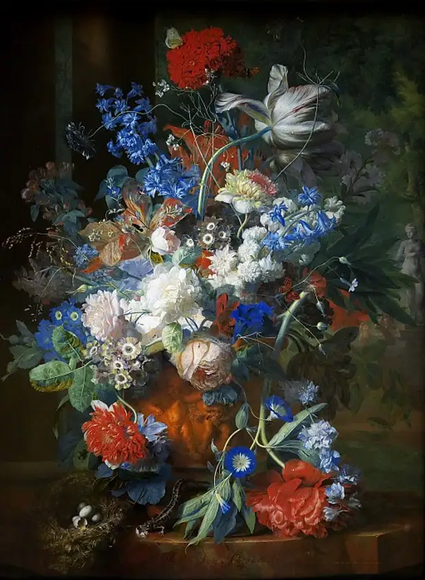 Kunsthistorisches Museum - Jan van Heijsum - Blumenstrauß im Park