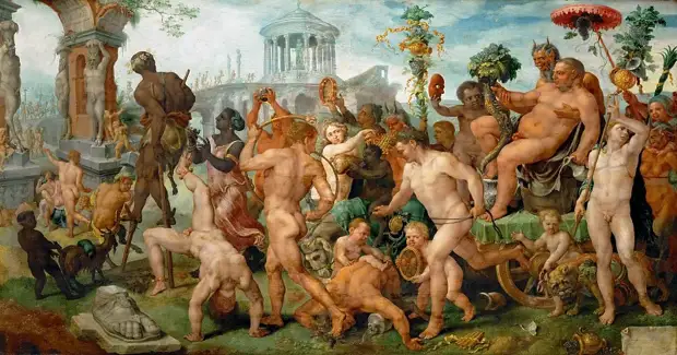 Kunsthistorisches Museum - Martin van Heemskerk - Triumph of Silenus