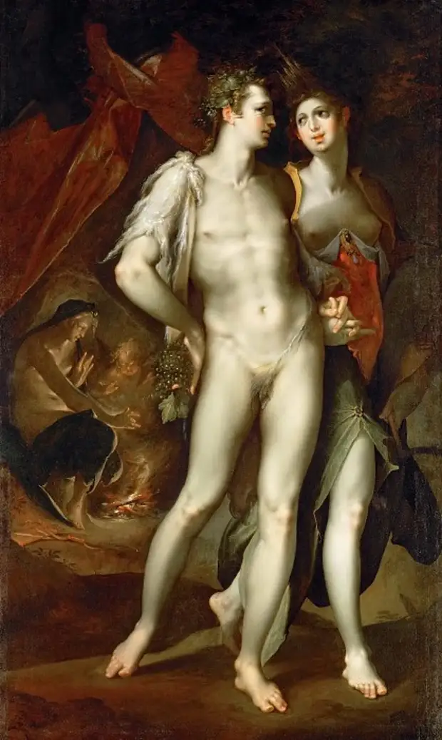 Kunsthistorisches Museum - Bartholomeus Spranger - Bez Ceres i Bachusa, Wenus zamarza