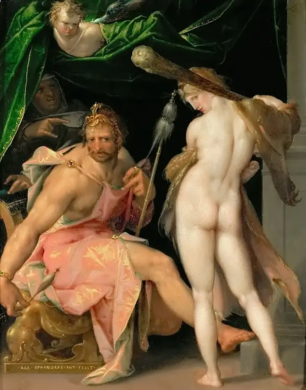 Kunsthistorisches muzeyi - Bartholomeus Spranger - Hercules va Omphale