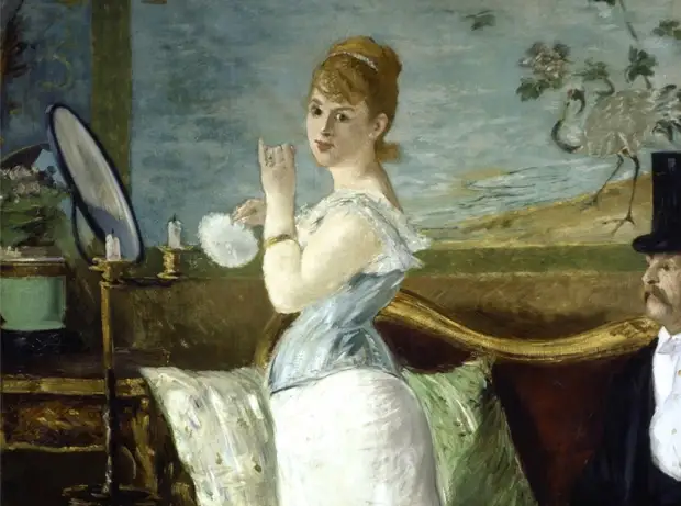 Um fragmento da obra de Edouard Manet