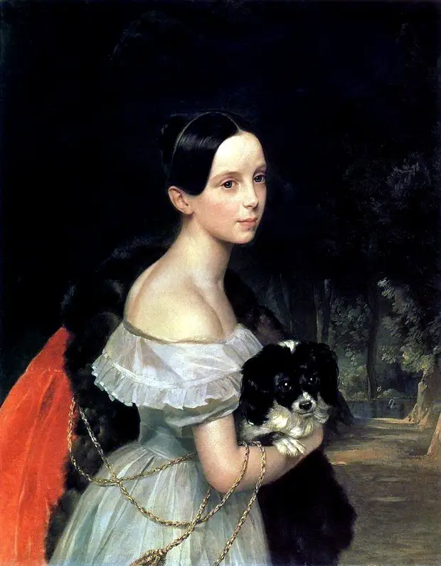 Karl Briullov Portrét UM Smirnova 1837 1840