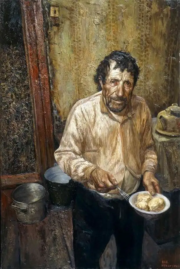 Patate. Autore: Vasily Shulzhenko.