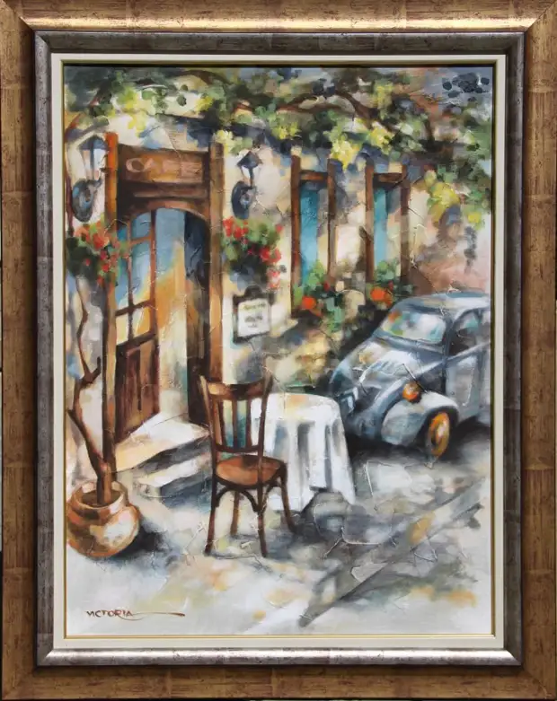 Liaison - peinture originale à vendre. Artiste Victoria Stoyanova