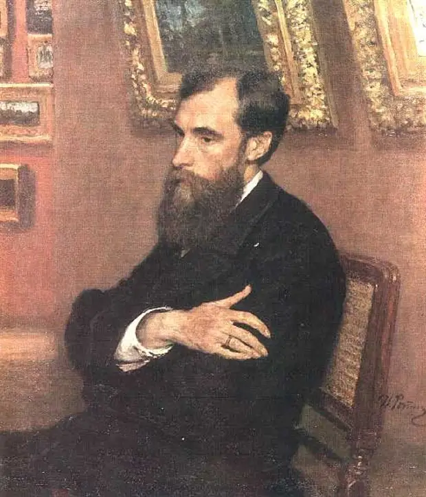 COLLECTOR P. M. TRETYAKOV OP DAG VUN DER GALERIEFONDUNG 22. Mee 1856.