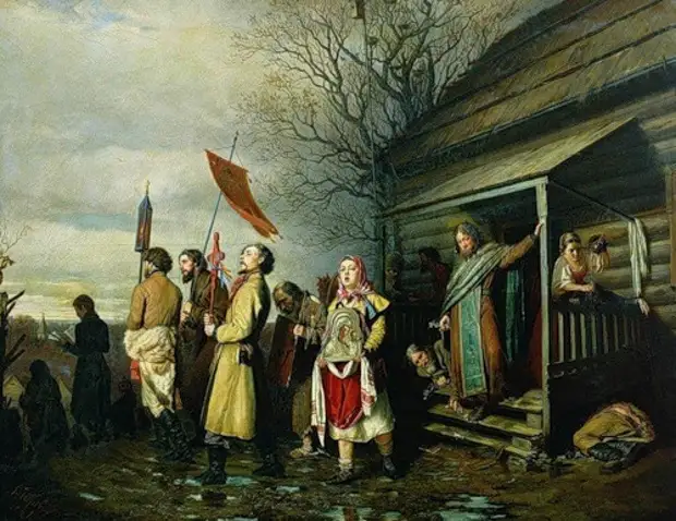 VERSAMELAAR P. M. TRETYAKOV OP DIE DAG VAN DIE GALLERYSTIGTING 22 Mei 1856.