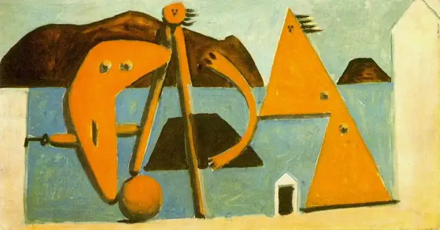 UPablo Picasso. Ukuqokelela elunxwemeni. 1928 unyaka