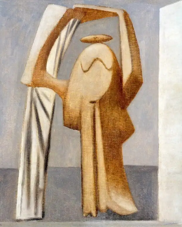 Pablo Picasso. Bañarse coas mans levantadas. 1929 ano