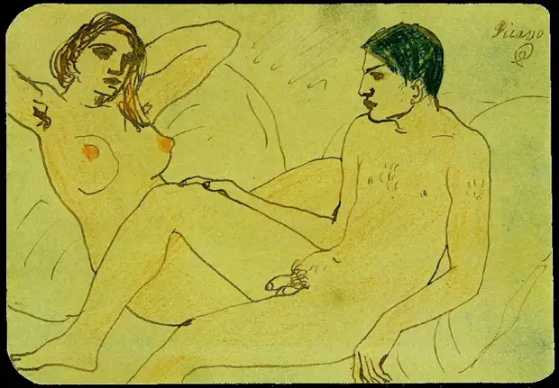 Pablo Picasso. Potret diri. 1902 tahun