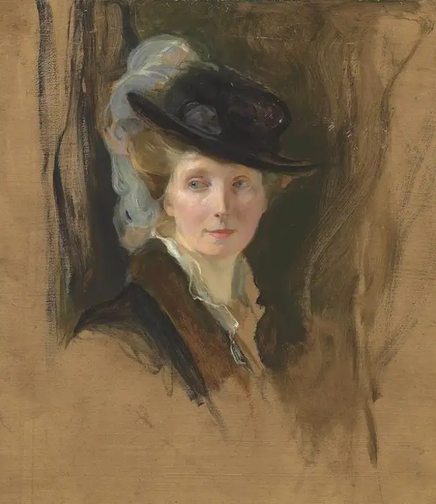 The artist's wife Lucy de Laszlo, née Guinness.