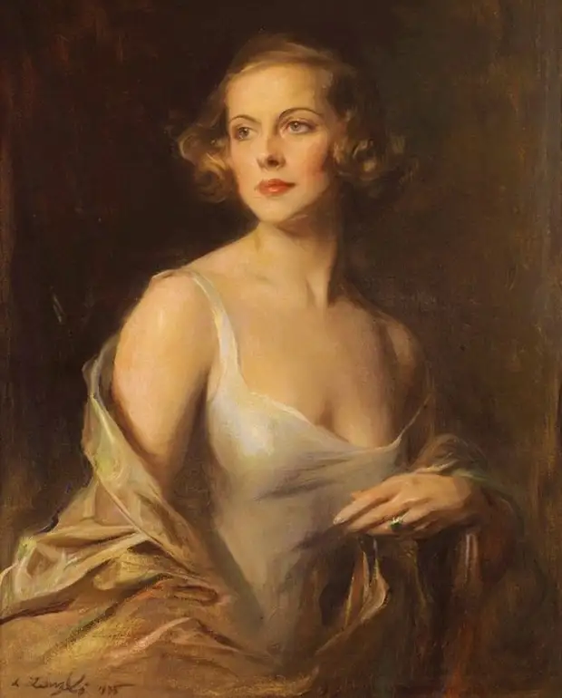 Helen Charlotte de Berkeley-Richard, ປີ 1935. ຜູ້ຂຽນ: Philippe Alexis de Laszlo.