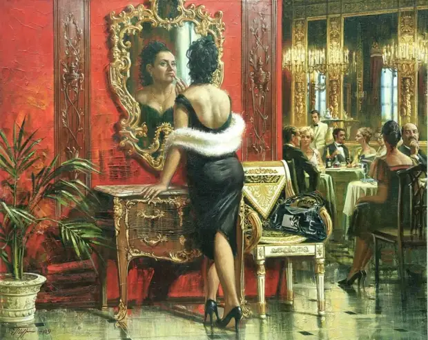 Oleg Turchin artista - edertasunaren eta pintura originalaren inperioa