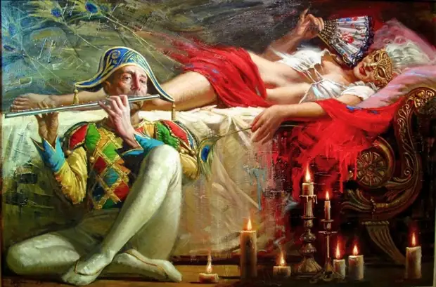 Artist Oleg Turchin - ymerodraeth harddwch a phaentio gwreiddiol