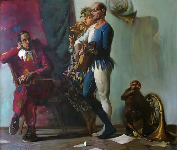 Artist Oleg Turchin - daular kyau da zanen asali