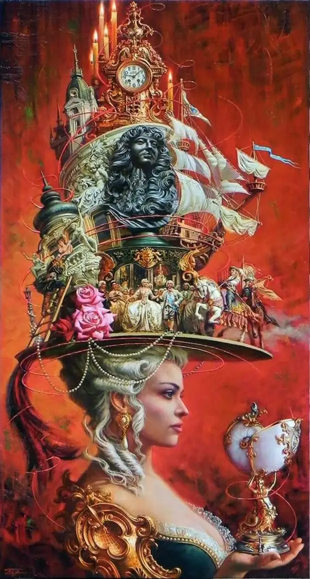 Oleg Turchin artista - edertasunaren eta pintura originalaren inperioa