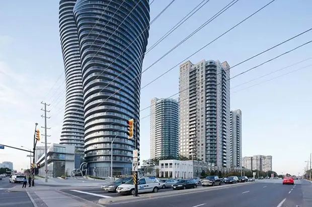 Spiral skyscrapers around the world