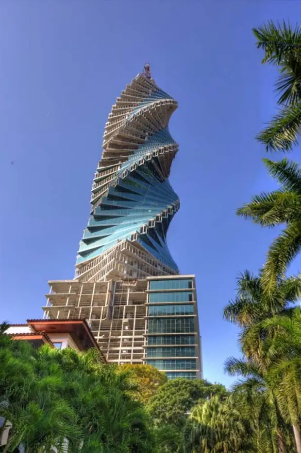 Spiral skyscrapers around the world