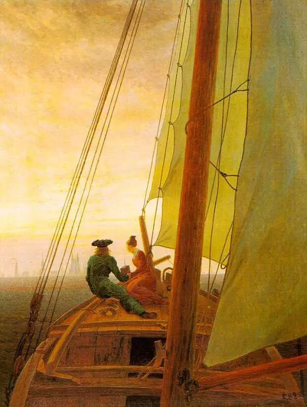 Umělec Caspar David Friedrich.