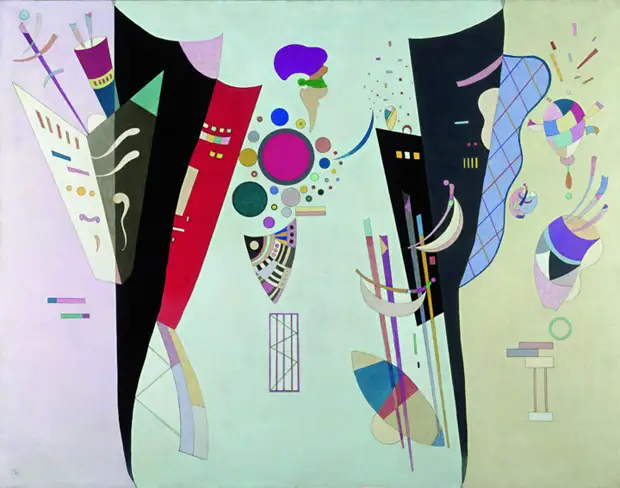 Artist Wassily Kandinsky. Painting. Kev pom zoo ua ke Xyoo 1942