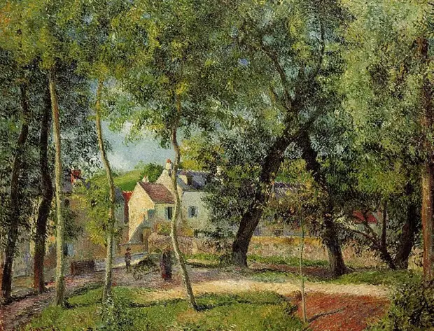 Mésér Osny pres de labreuvoir. (1883). Pissarro, Camille