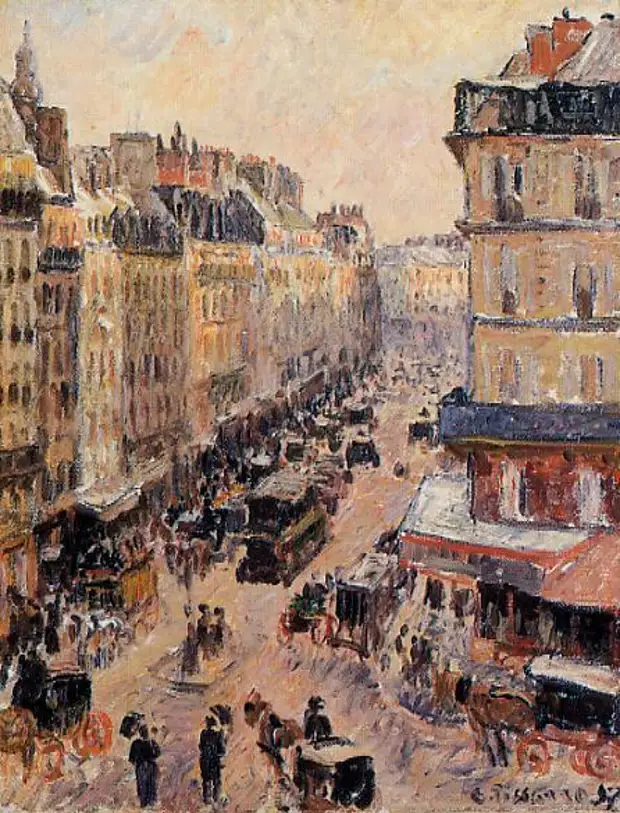 Rue Saint-Lazare. (Năm 1897). Pissarro, Camille