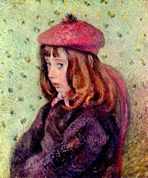 Portret van Felix Pissarro. (1881). Pissarro, Camille