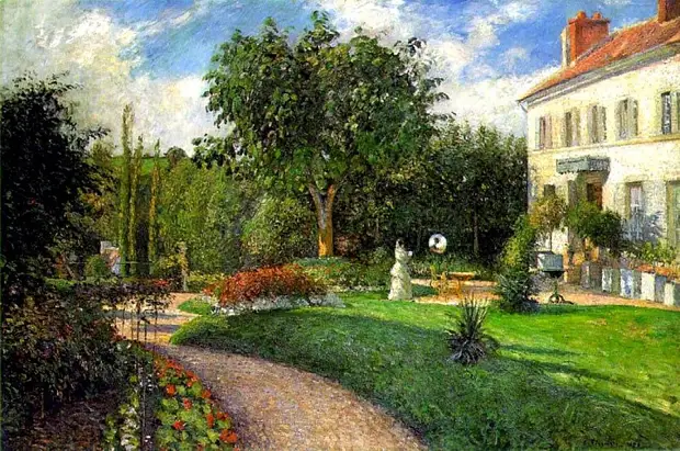 Taman Les Mathurins. 1876. Pissarro, Camille