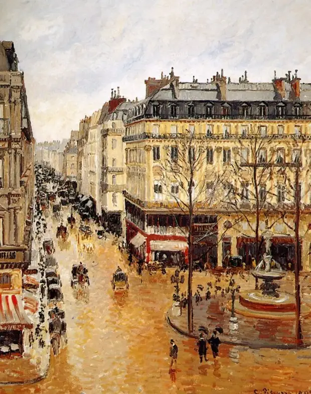 Pissarro, Camille - Rue Saint-Honore (eind. Pissarro, Camille