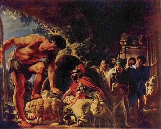 Odysseus v jeskyni Polyphemus (500x400, 66Kb)