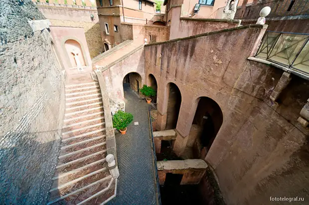 Se promener dans Rome. Château du Saint-Ange.