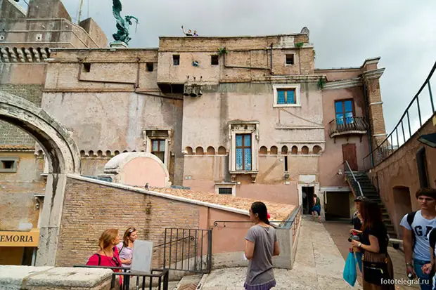 Se promener dans Rome. Château du Saint-Ange.