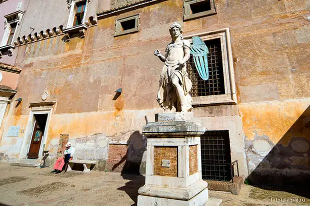 Se promener dans Rome. Château du Saint-Ange.