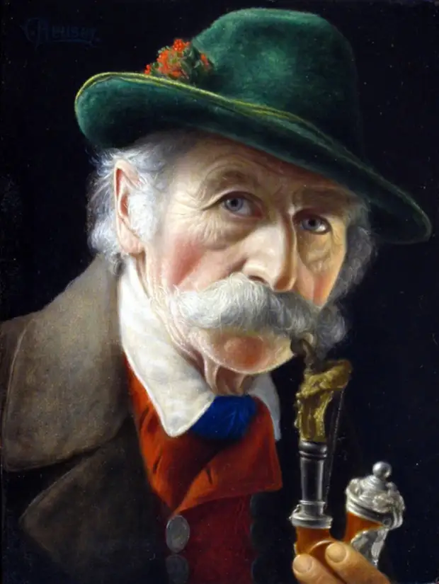 Kunstenaar Karl Heuser (1827-1892)