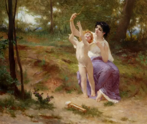 Fabkis tus kws kos duab Guillaume Seignac (1870-1924) (73 duab)