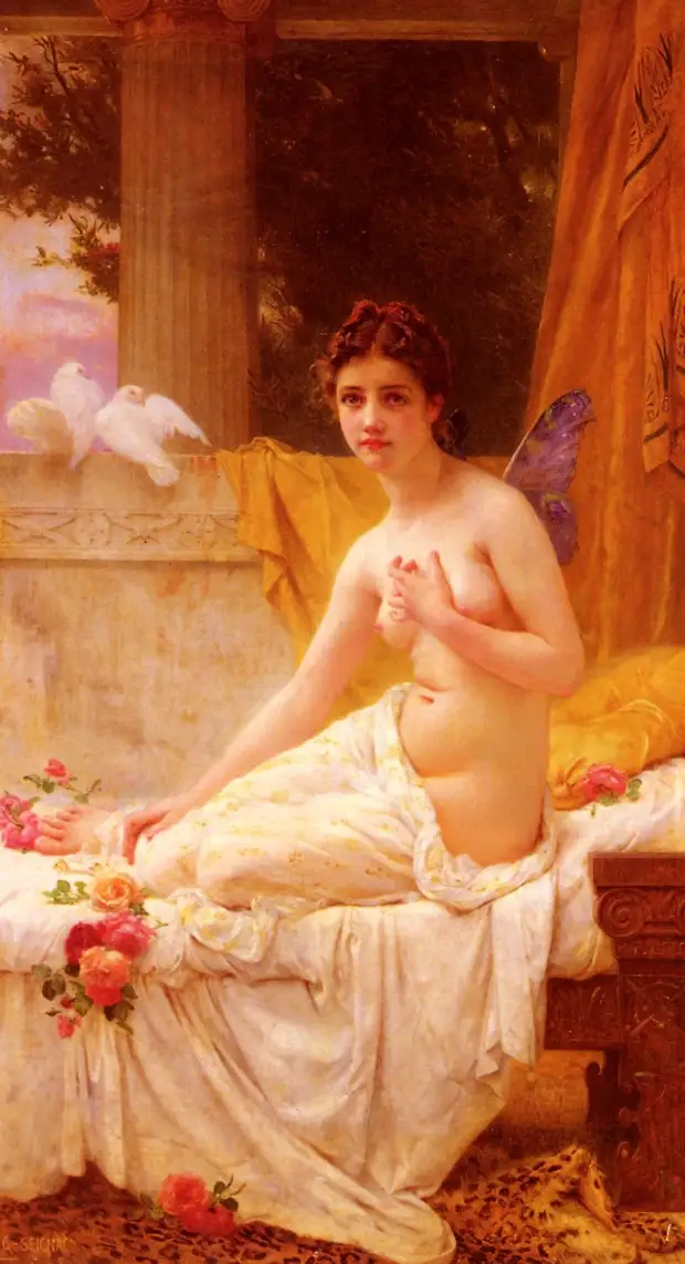 Pranses nga artista nga si Guillaume Seignac (1870-1924) (73 nga mga litrato)