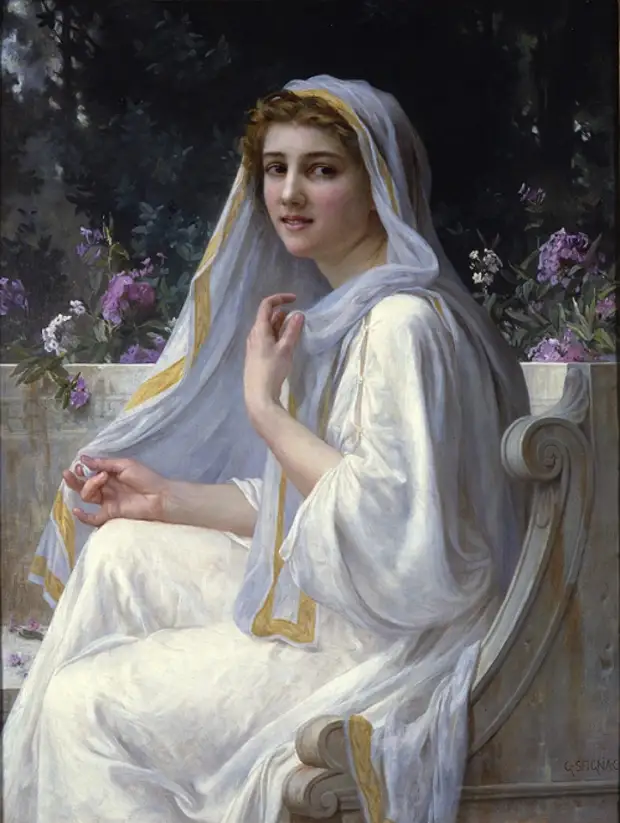 Pranses nga artista nga si Guillaume Seignac (1870-1924) (73 nga mga litrato)