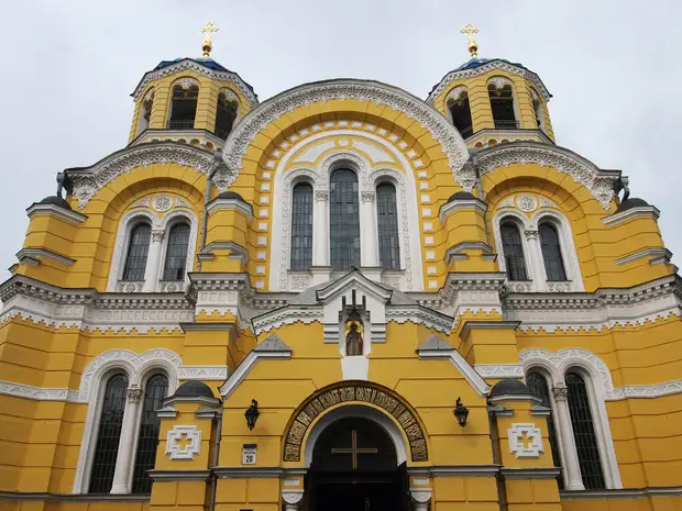 Vladimirsky -katedraal in Kiev.