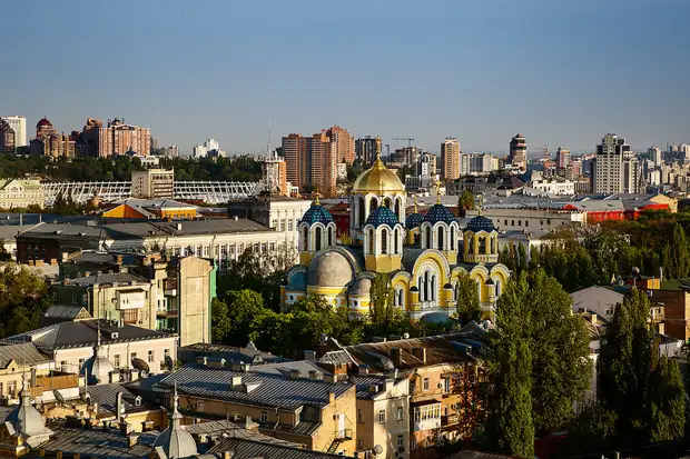 Vladimirsky -katedralen i Kiev.