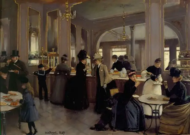 Kunstner Jean Beraud (1848 - 1935). Paris som et bilde av sofistikert skjønnhet.