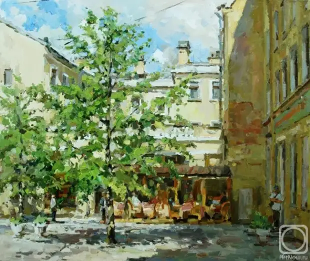 Eskov Pavel. Petersburg. Summer cafe