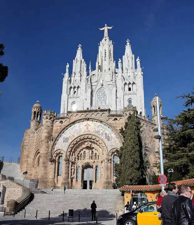 Temple du Sacré-Cœur. Barcelone. Espagne.