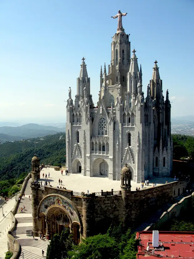 Temple du Sacré-Cœur. Barcelone. Espagne.