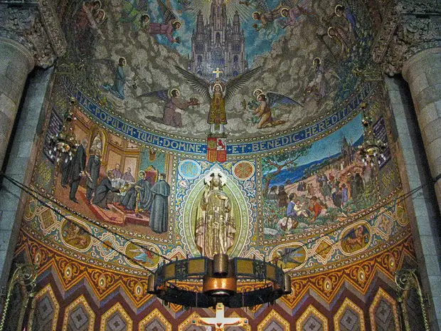 Temple du Sacré-Cœur. Barcelone. Espagne.