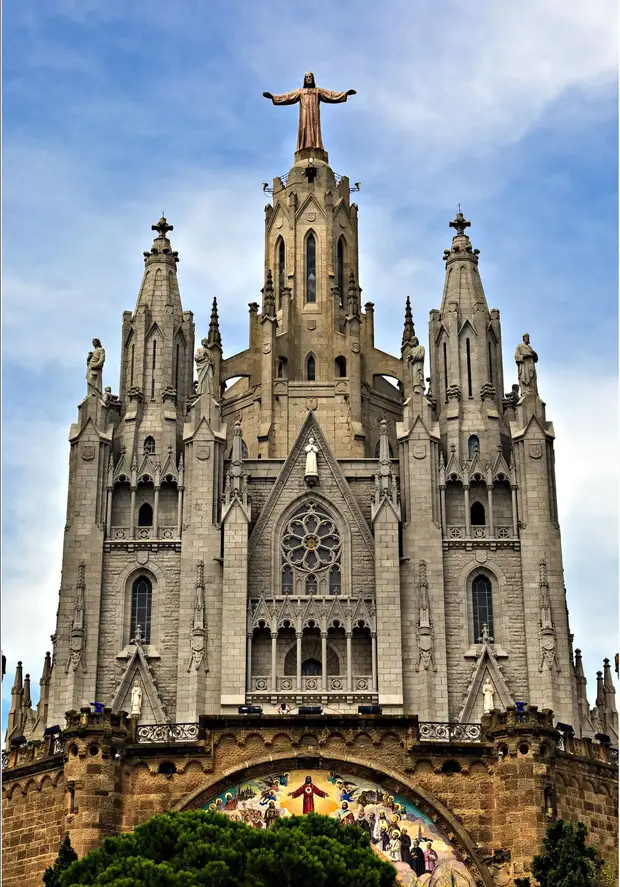 Temple of the Sacred Heart. Barcelona. Spain.