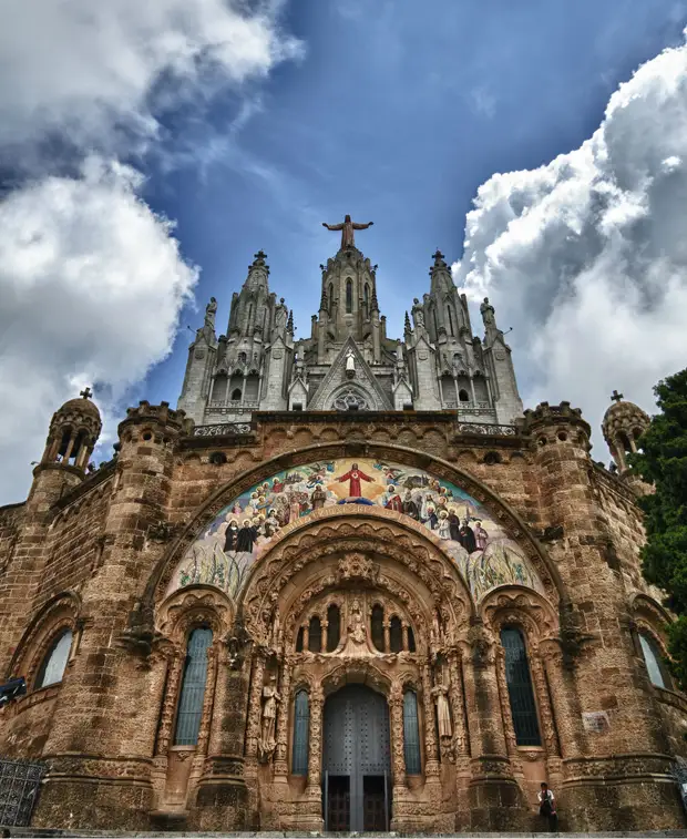 Temple du Sacré-Cœur. Barcelone. Espagne.