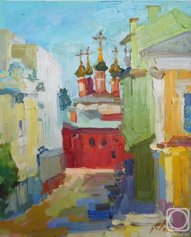 Peinture à l'huile sur toile. Chizhova Victoria. Moscou. voie Petrovsky. Étude