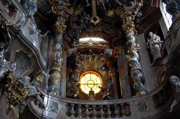 Ekalesia a Azamkirche. Munich, Siamani.